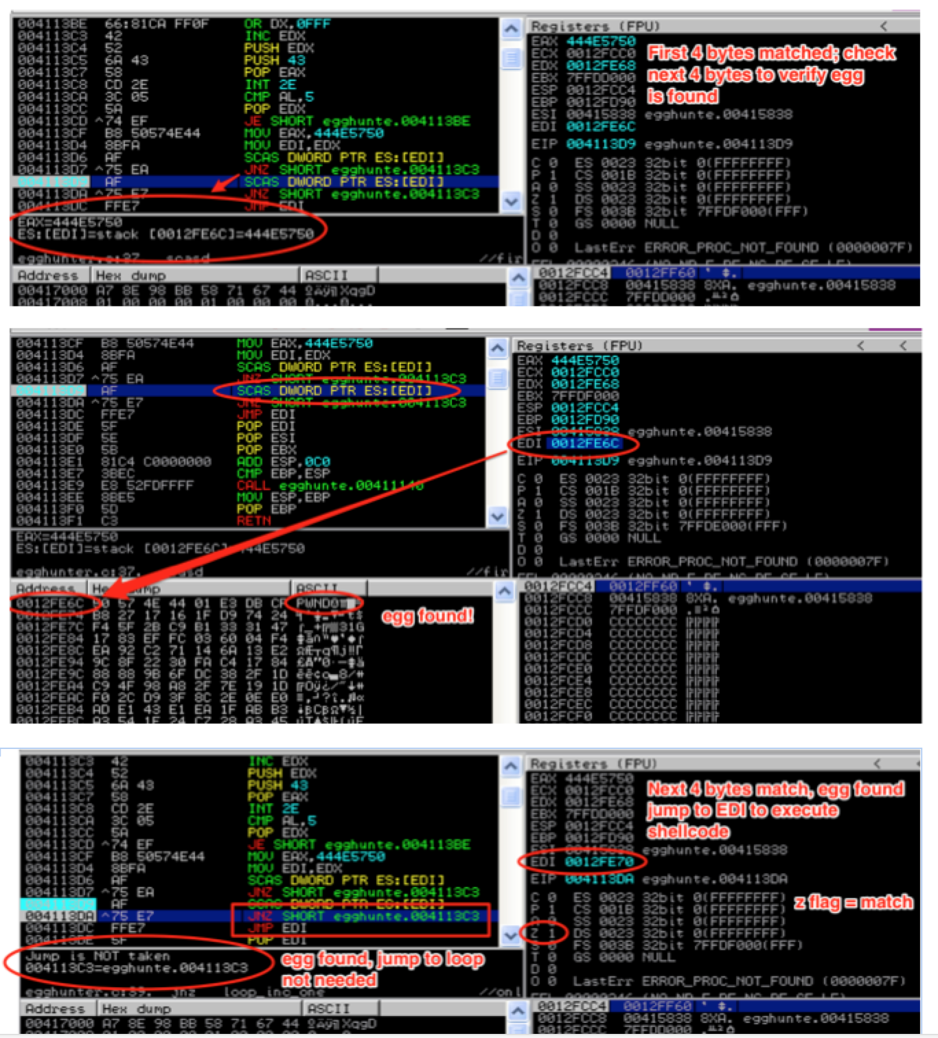 Windows Exploit Development Part 5 Locating Shellcode With Egghunting Security Siftsecurity